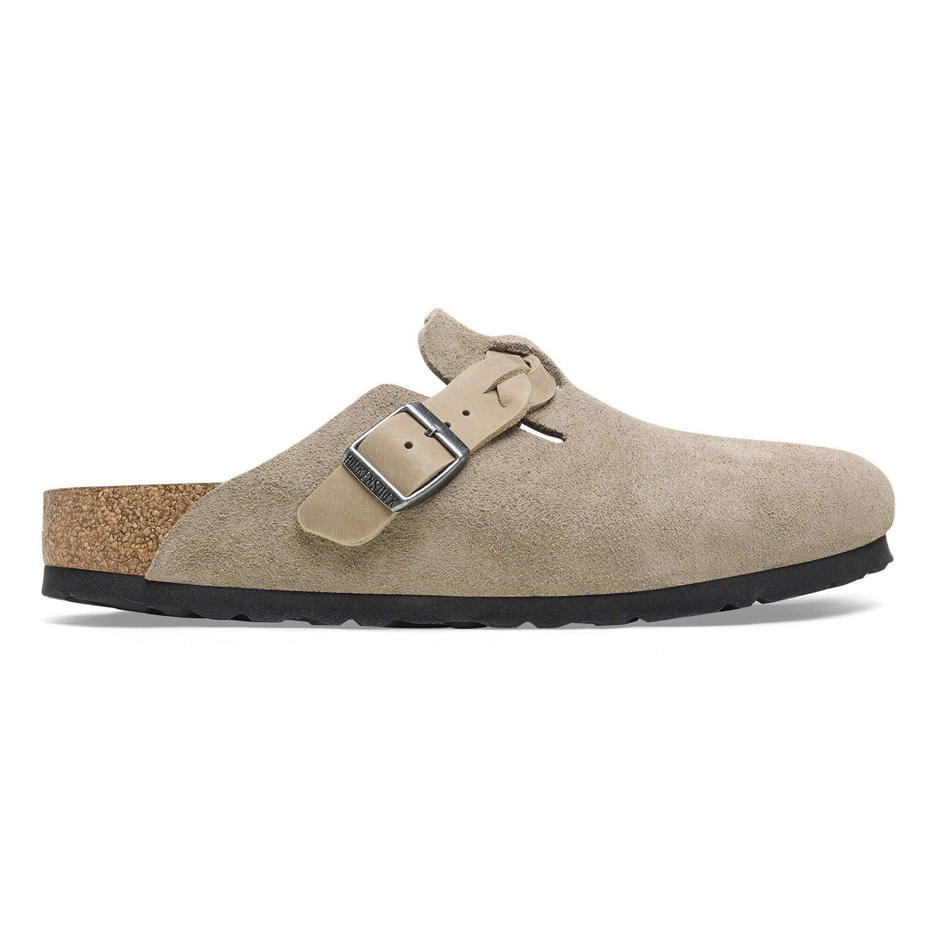 Boston Braid | Suede | Taupe – Birkenstock Midtown